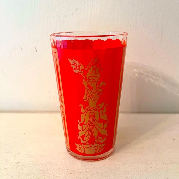 Federal Glass | Dining | Vintage Federal Glass Hindue Goddess Glass ...